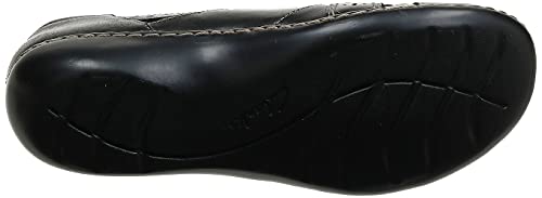 Clarks Women's Ashland Spin Q Slip-On Loafer, Black, 8.5 N US