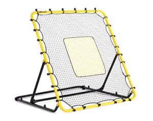 sklz baseball and softball rebounder net for pitching and fielding training, 4 x 4.5 feet