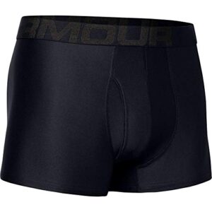 Under Armour mens Tech 3-inch Boxerjock 1-Pack , Black (001)/Pitch Gray , Medium