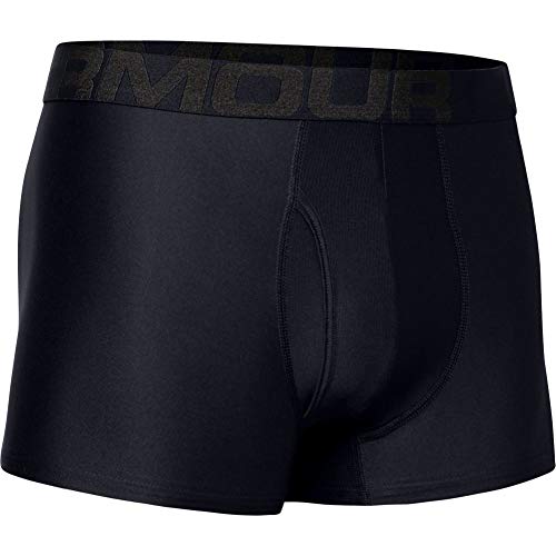 Under Armour mens Tech 3-inch Boxerjock 1-Pack , Black (001)/Pitch Gray , Medium