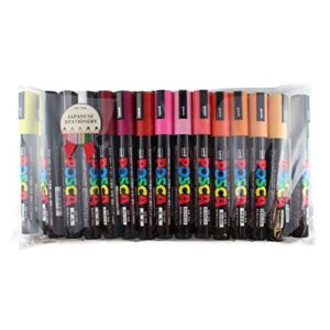 Posca Uni Paint Marker Pen - Medium Point - 1 Count (Pack of 29) Color Set, Japanese stationery original packaged (PC-5M29C)