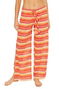 trina turk women’s standard sunray slit pant, multi, x-small