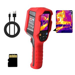 uni-t uti260b thermal camera imager 49152pixels 256×192 ir resolution handheld infrared camera thermal imaging ip65 2 meter drop durability rechargeable 7 palettes 2.8” lcd display screen 16gb microsd