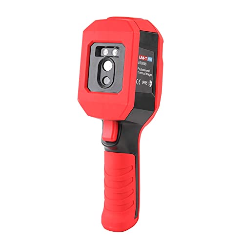 UNI-T UTi260B Thermal Camera Imager 49152Pixels 256x192 IR Resolution Handheld Infrared Camera Thermal Imaging IP65 2 Meter Drop Durability Rechargeable 7 Palettes 2.8” LCD Display Screen 16GB MicroSD