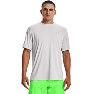 under armour men’s standard drift tide knit short-sleeve, halo gray (014), medium