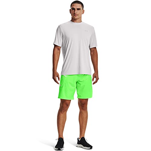 Under Armour Men's Standard Drift Tide Knit Short-Sleeve, Halo Gray (014), Medium