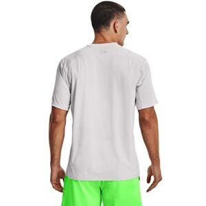 Under Armour Men's Standard Drift Tide Knit Short-Sleeve, Halo Gray (014), Medium