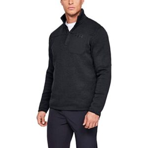 under armour men’s specialist henley 2.0 , black (001)/charcoal , large