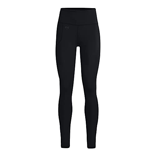 Under Armour Women's Standard Motion Leggings, Black (003)/Club Purple, XX-Large Tall