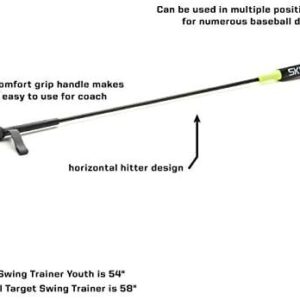 SKLZ Hitting Stick Batting Swing Trainer for Baseball and Softball, 52-Inch Baseball Trainer