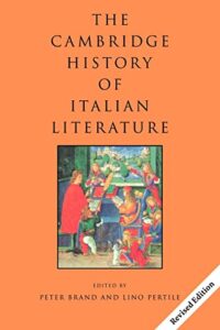 the cambridge history of italian literature