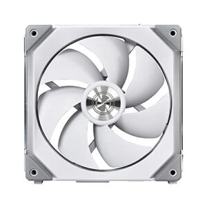 Lian Li UNI Fan SL140 RGB x2 140mm Revolutionized Daisy-Chain ARGB Fan - White (one Controller Included)