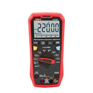 uni-t ut61e+ 1000v 20a digital multimeter 22000 counts display ncv hfe auto range true rms ac/dc voltage current resistance capacitance tester