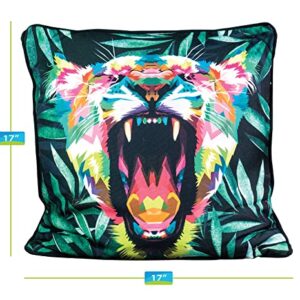 Sun-Ray 214011 Seat Cushion with Flame Retardant Filling, Multi-Color