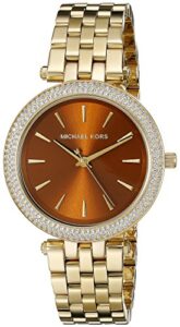 michael kors women’s mini darci gold-tone watch mk3408