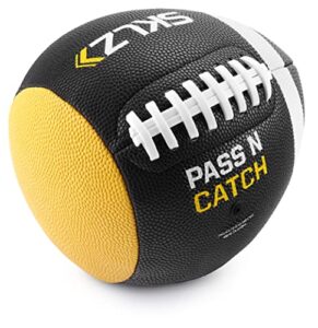 sklz pass-n-catch solo practice football black