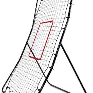 SKLZ PitchBack Baseball and Softball Pitching Net and Rebounder, Black/Red, 2' 9" x 4' 8"