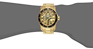 Invicta Men's 15343 Pro Diver 18k Gold Ion-Plated Stainless Steel Watch