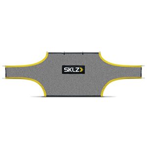 sklz goalshot soccer goal target training aide for scoring and finishing, 24 x 8 feet