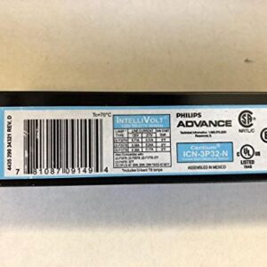 (10 Pack) Philips Advance 10637 - ICN-3P32-N T8 IntelliVolt Fluorescent Ballast