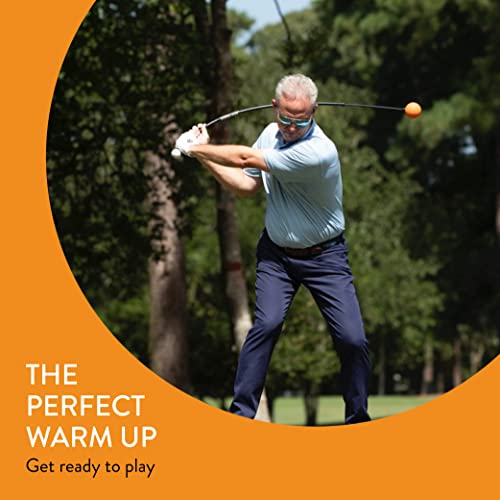 Orange Whip Golf Swing Trainer Aid, Patented Counterbalanced Golf Swing Aid, Made in The USA, 47"