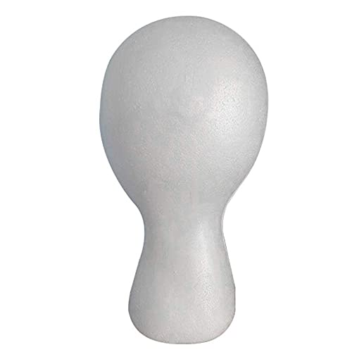 11" 3 Pcs Wig Head - Tall Female Foam Mannequin Wig Stand and Holder for Style, Model And Display Hair, Hats and Hairpieces, Mask - for Home, Salon and Travel