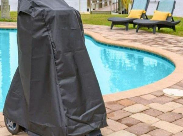 Pool Cleaner Caddy Cover Compatible with Dolphin, Outdoor Waterproof Thick Fabric Sunray/Dust/Wind/Weather/Rip Resistant Caddy Cover Suitable for Most Brands Robotic Pool Cleaner