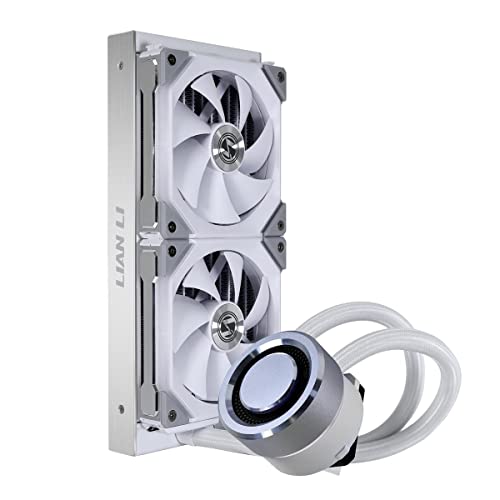 Lian Li Galahad AIO UNI Fan SL Edition 240 White - UNI Fan SL120 Edition - GA240SLA .01(with LGA 1700 Bracket)