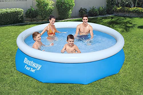 Fast Set 10' x 30" Above Ground Pool Set, Blue