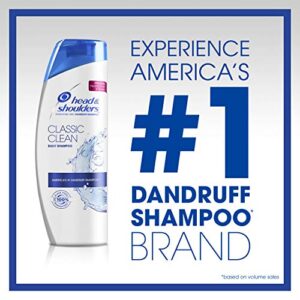 Head and Shoulders Classic Clean Daily-Use Anti-Dandruff Shampoo, 13.5 fl oz