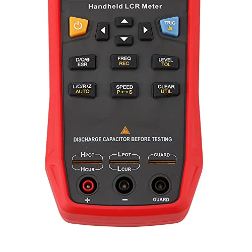 UNI-T LCR Meter UT622E, Handheld Digital Multi Meter Inductance Capacitance Resistance Tester High-Precision Industrial Components Capacitor Tester Frequency Ohm ESR Meter with Backlight Data Hold