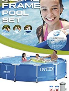 INTEX 28211EH 12ft x 30in Metal Frame Pool with Cartridge Filter Pump