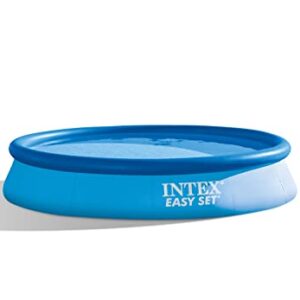 INTEX 28131EH Easy Set 12 Feet x 30 Inch Inflatable Puncture Resistant Above Ground Swimming Pool|Cartridge Filter Pump Included