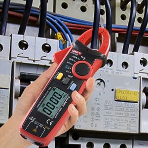 Clamp Meter,UT210E Digital Clamp Multimeter,Continuity Tester AC/DC Ammeter with NCV and VFC Functions,Electrician's Universal Meter UNI-T