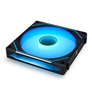 lian li uni fan sl-inf 140 rgb infinity mirror argb fan 140mm black 1-pack