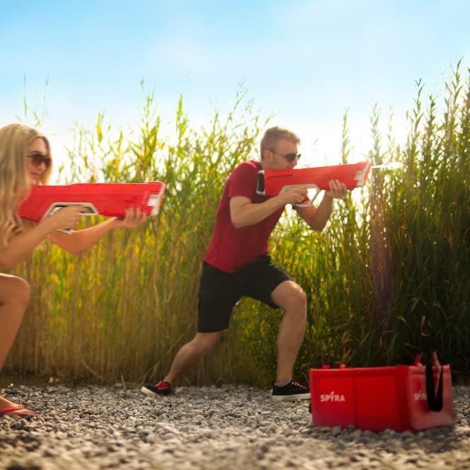 SPYRA – SpyraLX WaterBlaster Red (Non-Electronic) – Super Powerful, Rapid-Fire, Instant Action Premium Water Gun