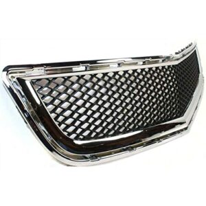 ORTUS UNI Grille Compatible with LS LT LTZ Lower Chrome w/Black Insert 9616334