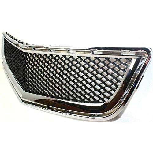 ORTUS UNI Grille Compatible with LS LT LTZ Lower Chrome w/Black Insert 9616334