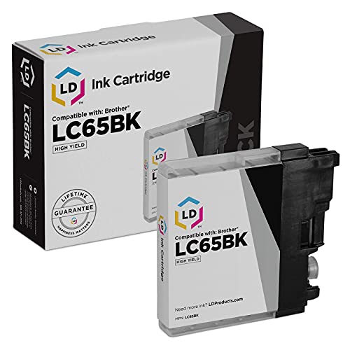 LD © Brother Compatible LC65BK High Yield Black Ink cartridge. (LC65 Series) for use in the MFC-5890CN, MFC-5895CW, MFC-6490CW & MFC-6890CDW Printers