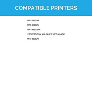 LD © Brother Compatible LC65BK High Yield Black Ink cartridge. (LC65 Series) for use in the MFC-5890CN, MFC-5895CW, MFC-6490CW & MFC-6890CDW Printers