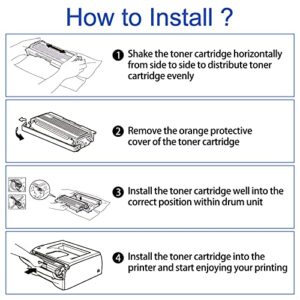 USUPERINK Compatible for Brother TN650 TN-650 DR620 DR-620 Work with MFC-8370 MFC-8480DN DCP-8080DN DCP-8085DN DCP-8050DN Printer (3 PK Black TN-650 Toner Cartridges, 1 PK DR-620 Drum Unit)