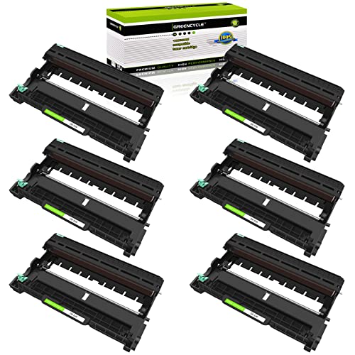 greencycle 6 Pack Black DR630 DR-630 High Yield Black Drum Unit Compatible for Brother HL-L2380DW MFC-L2700DW Laser Printer Wihtout Toner