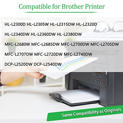 greencycle 6 Pack Black DR630 DR-630 High Yield Black Drum Unit Compatible for Brother HL-L2380DW MFC-L2700DW Laser Printer Wihtout Toner