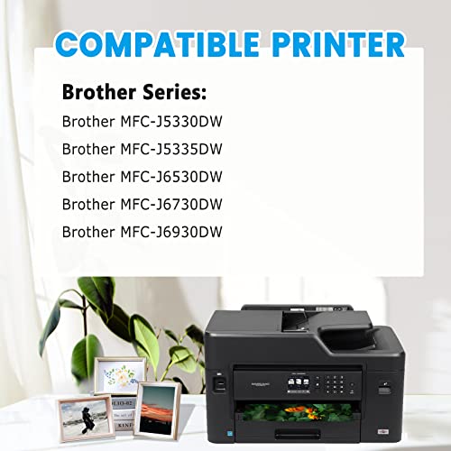 BINKSYLER LC3019XXL Compatible Ink Cartridge Replacement for Brother LC3019 LC3019XXL LC3017 LC3017XXL High Yield Use with MFC-J5330DW MFC-J6530DW MFC-J6930DW MFC-J6730DW Printers(4BK,2C,2M,2Y)10 Pack