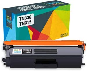 do it wiser compatible black toner cartridge for brother tn315bk tn336 tn315 tn310 tn331 hl-l8350cdw hl-l8350cdwt hl-l8250cdn hl-4150cdn mfc-l8850cdw mfc-l8600cdw mfc-9970cdw – high yield 4,000 pages