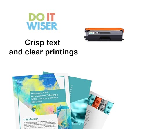 Do it Wiser Compatible Black Toner Cartridge for Brother TN315BK TN336 TN315 TN310 TN331 HL-L8350CDW HL-L8350CDWT HL-L8250CDN HL-4150CDN MFC-L8850CDW MFC-L8600CDW MFC-9970CDW - High Yield 4,000 Pages