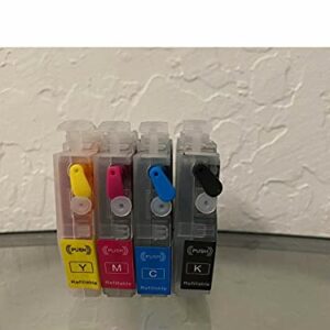 Inkpro Prefilled Refillable Ink Cartridges Compatible for Brother LC3011 LC-3013 MFC-J491DW MFC-J497DW MFC-J690DW MFC-J895DW