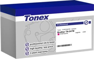 compatible with brother tn-270 m tonex (txtbtn247m) toner magenta