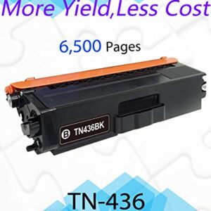 (1-Pack) Black High Yield Compatible TN436 TN-436 TN-436BK Toner Cartridge TN436BK Used for Brother HL-8260CDW L8360CDWT MFC-L8690CDW L8900CDW L8610CDW DCP-L8410CDW Printer, by EasyPrint