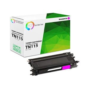 TCT Premium Compatible Toner Cartridge Replacement for Brother TN-115 TN115BK TN115C TN115M TN115Y Works with Brother HL-4040 4070, MFC-9440, DCP-9040 Printers (Black, Cyan, Magenta, Yellow) - 4 Pack